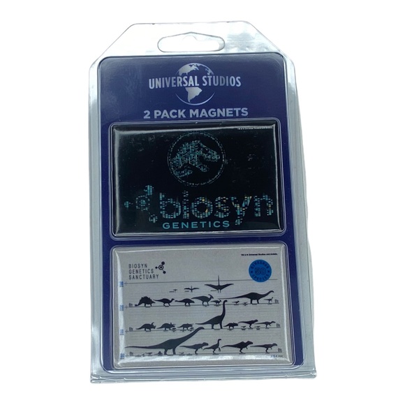 Universal | Office | Universal Studios Jurassic World Biosyn Magnet Set ...